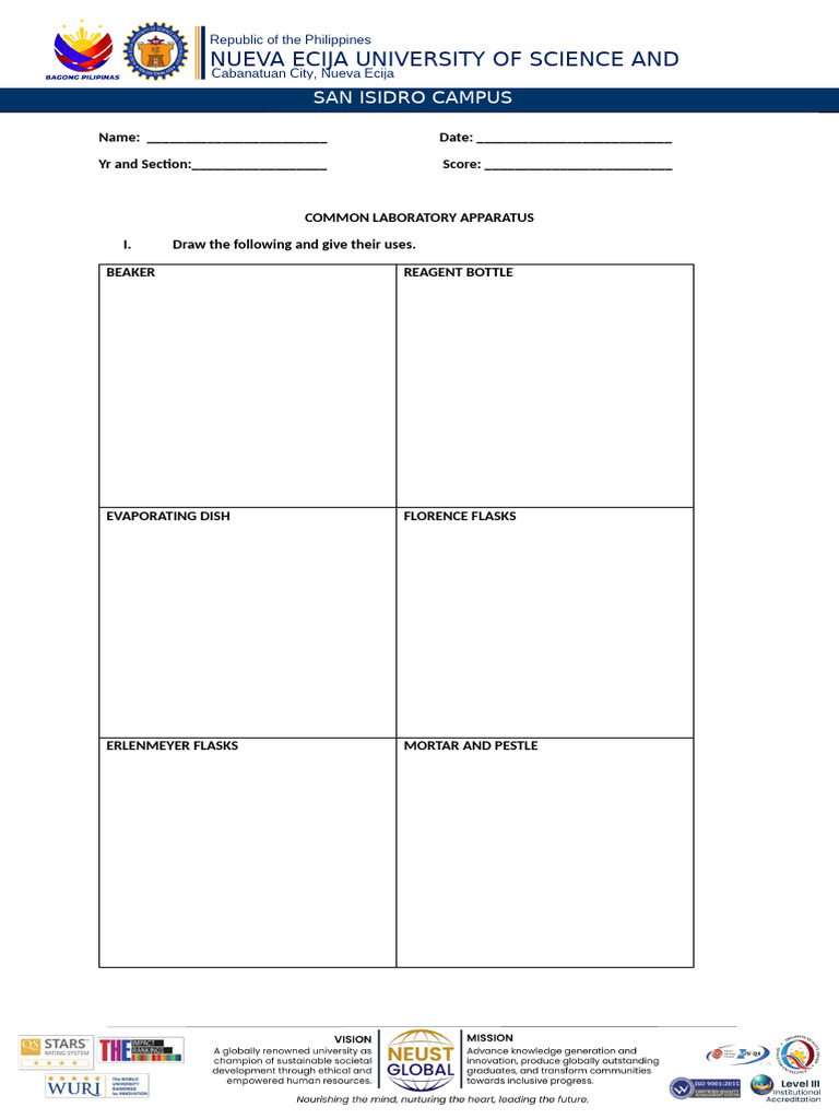 Common Laboratory Apparatus | PDF