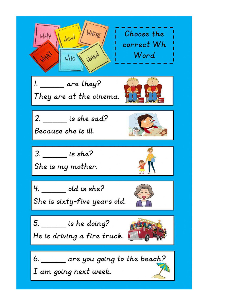 WH Questions 2 | PDF