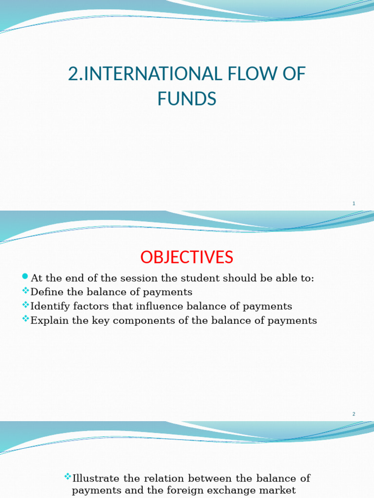 International Flow of Funds | PDF | Balance Of Payments | Exchange Rate