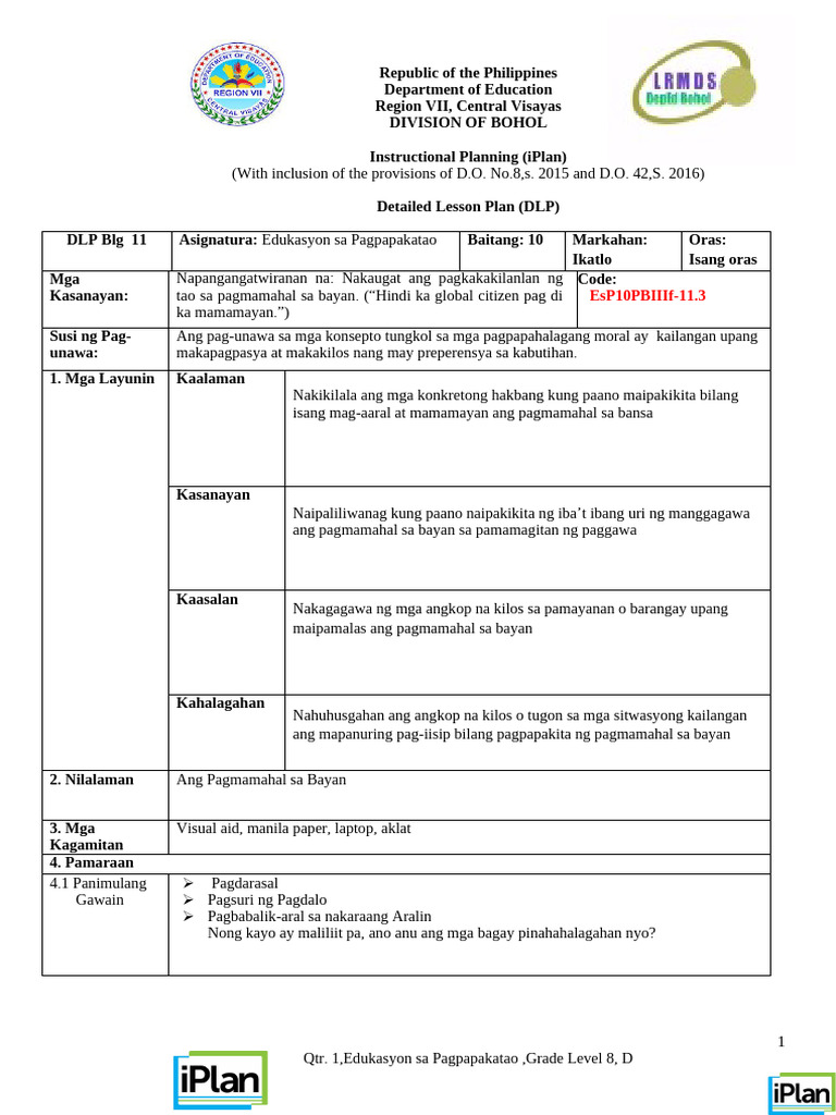 EsP 10 Modyul 11.3 | PDF