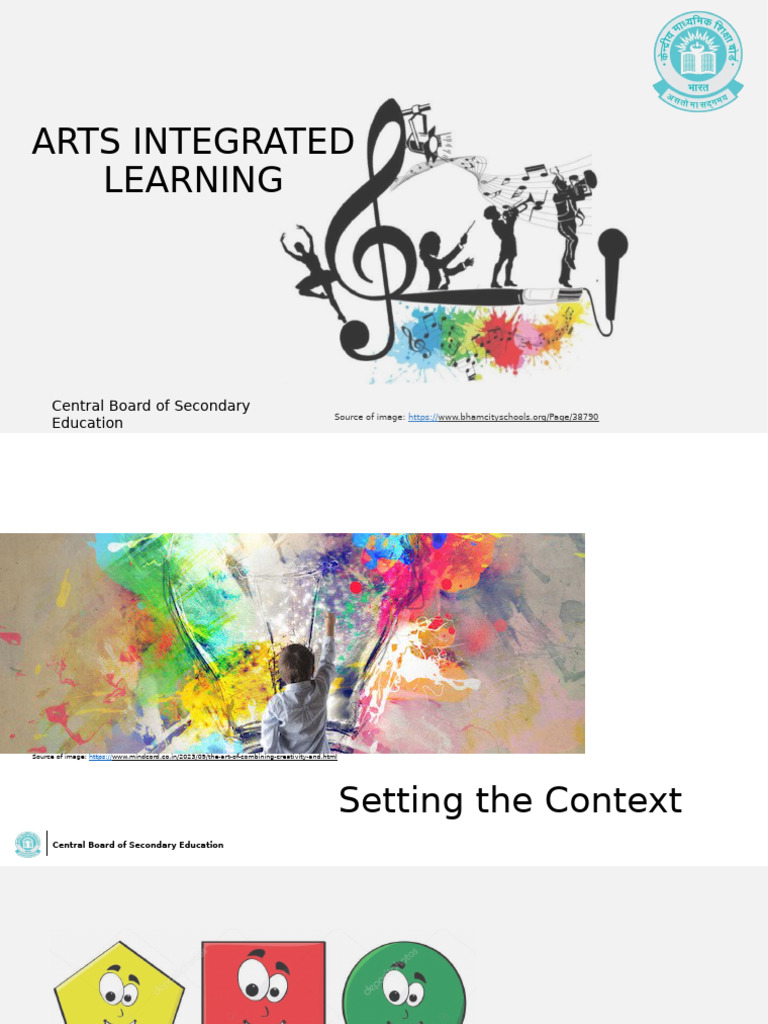 Arts Integration - PPT For RPs | PDF | Learning | Curriculum