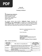 FORM-60 RTO Bh-1 | PDF