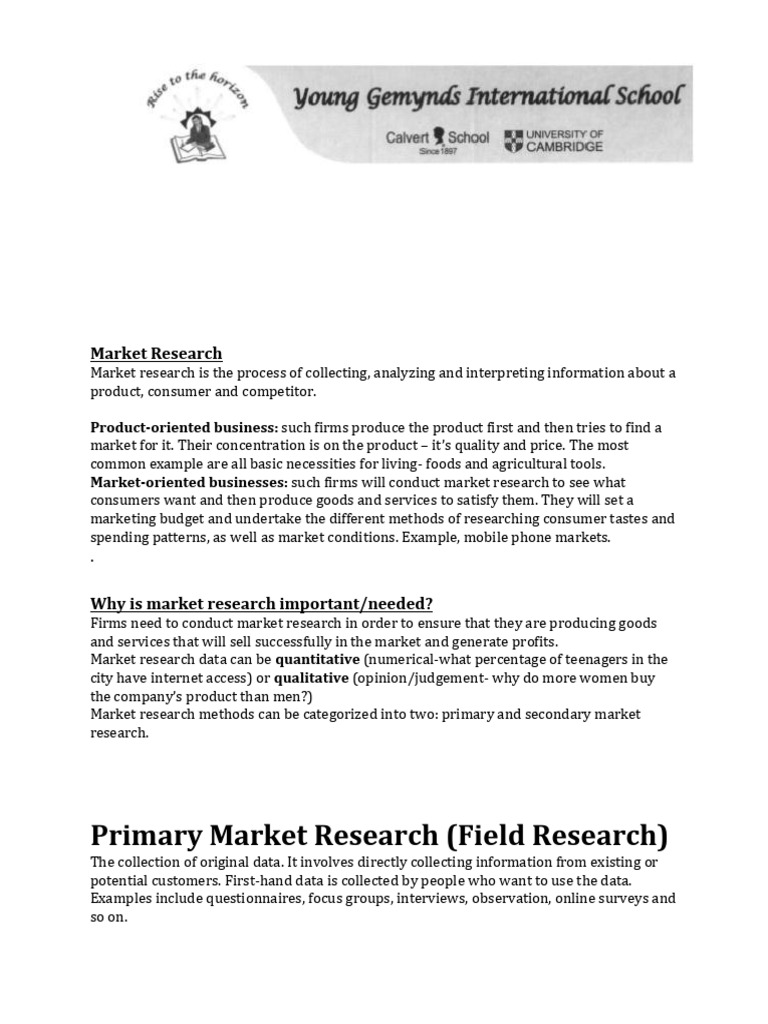 Market Research Methods Explained | PDF | Marketing Research | Survey ...