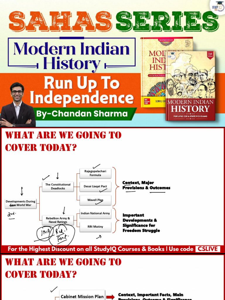 CSLIVE - SIQ Modern India - Lecture 47 | PDF | Partition Of India ...