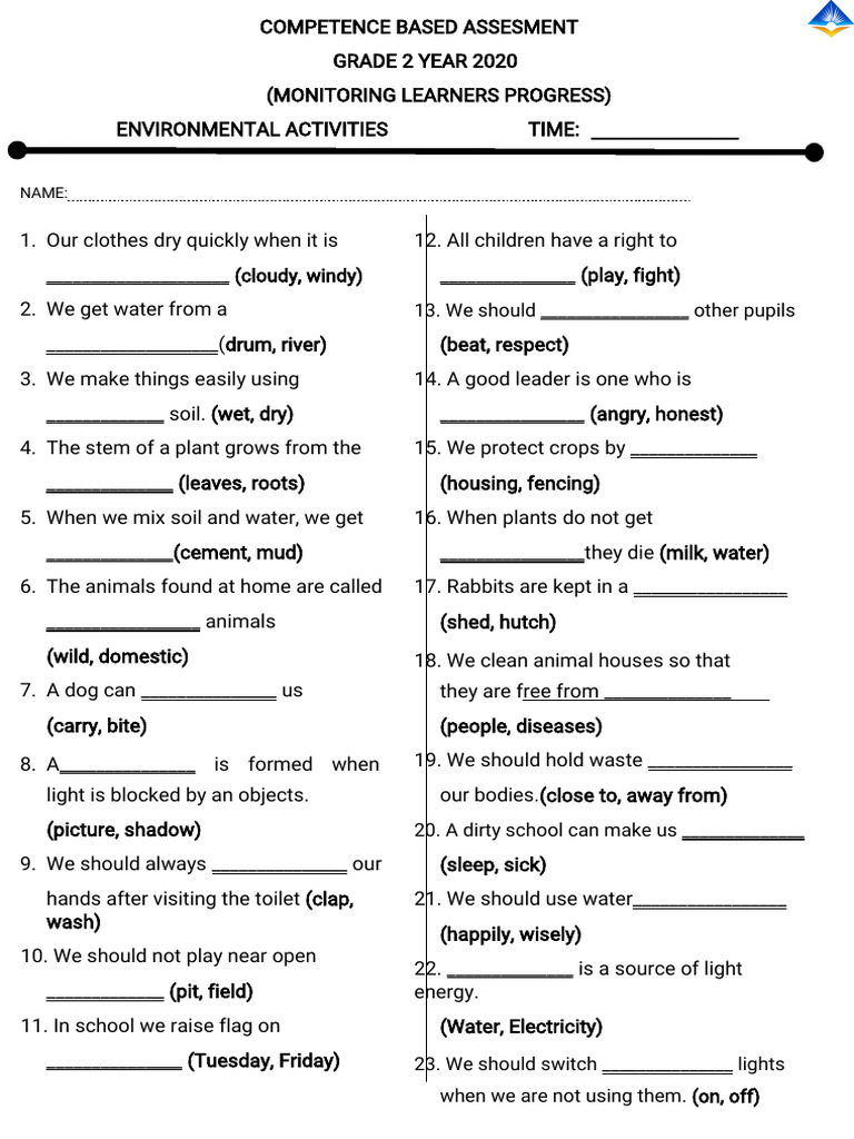 GRADE 2 ENVIRONMENTAL | PDF