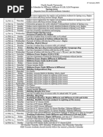 BRAC University 2025 Academic Calendar | PDF | Qualifications