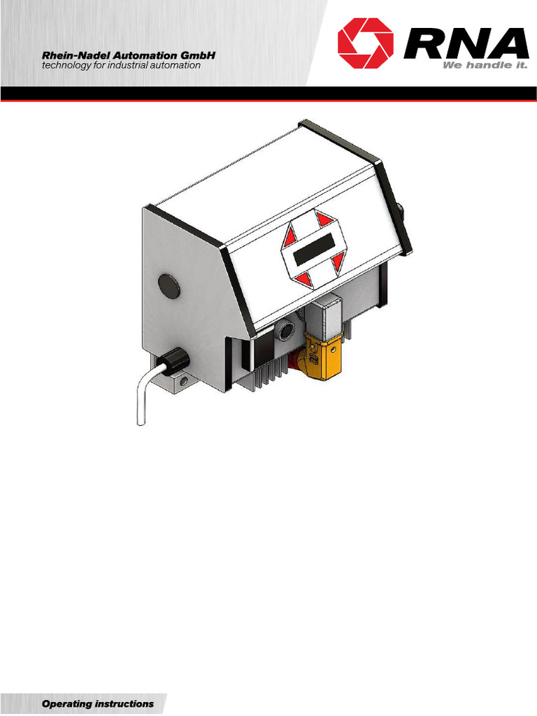 Operating Instructions Control Unit ESR 2000 | PDF | Electromagnetic ...