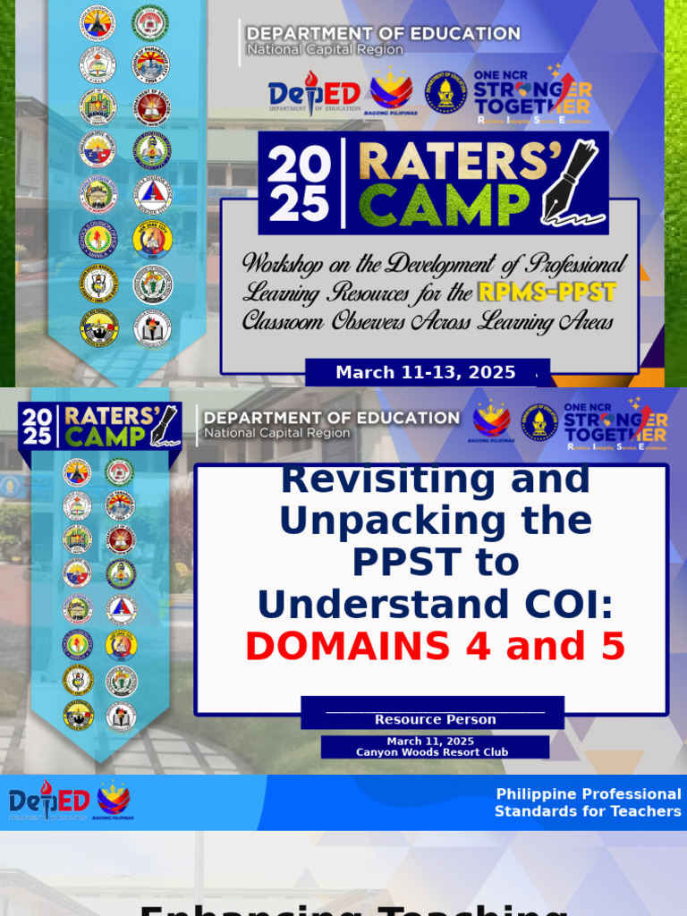 Understanding PPST: Domains 2, 4, 5 | PDF | Educational Assessment | Learning