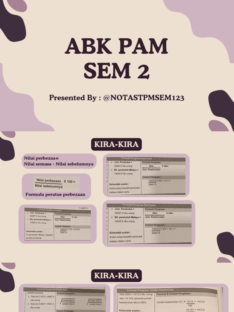 Nota Abk Pam Sem 2 | PDF
