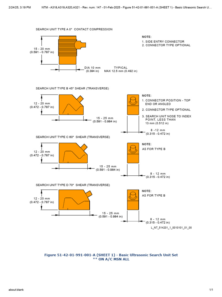 Basic Ultrasonic Search Unit Specs | PDF | Civil Aircraft | Aircraft