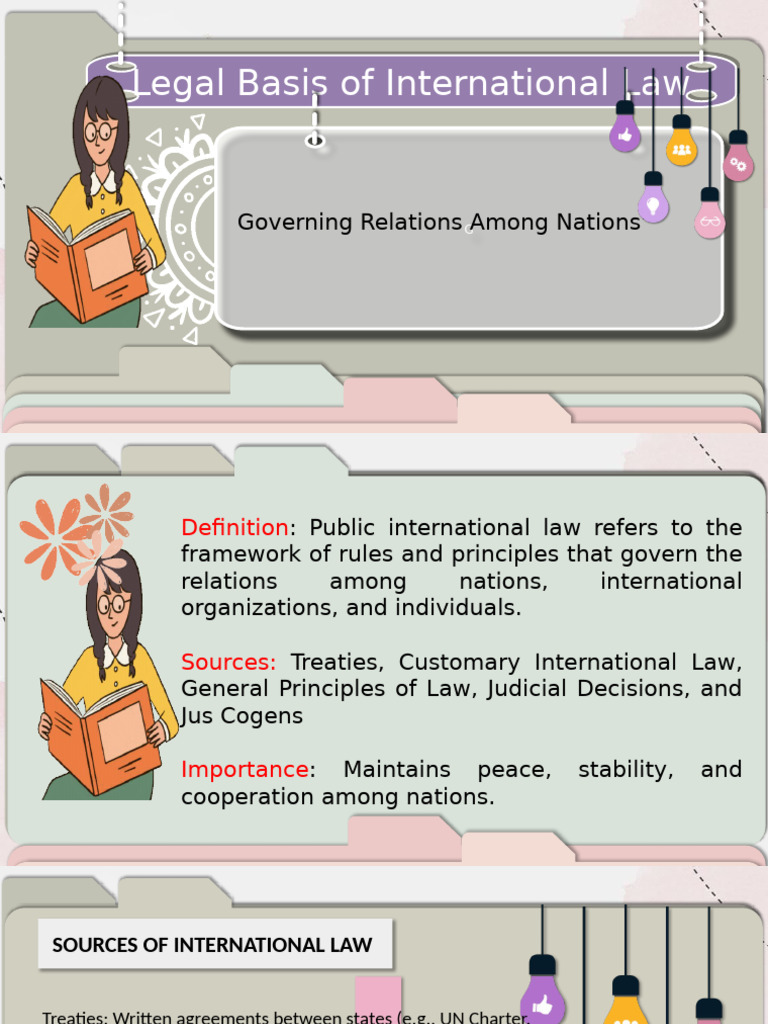 International Law 3 | PDF | International Law | Treaty