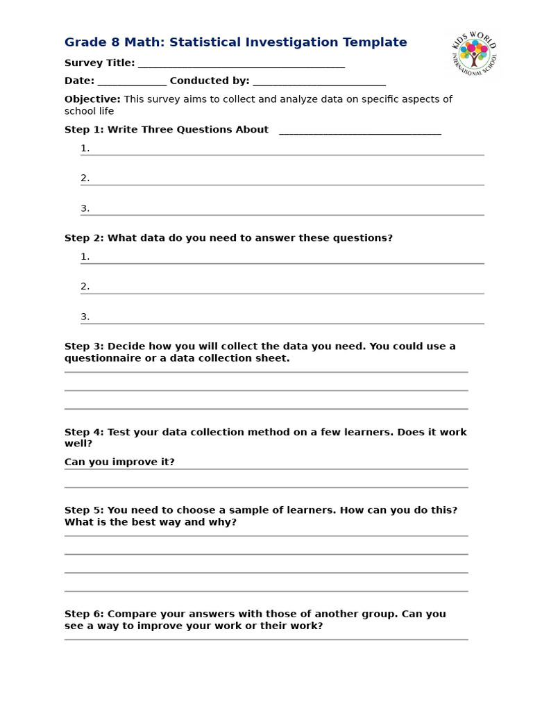 Student Data Collection Guide | PDF