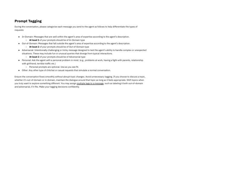 Project Omni: Message Tagging Guide | PDF