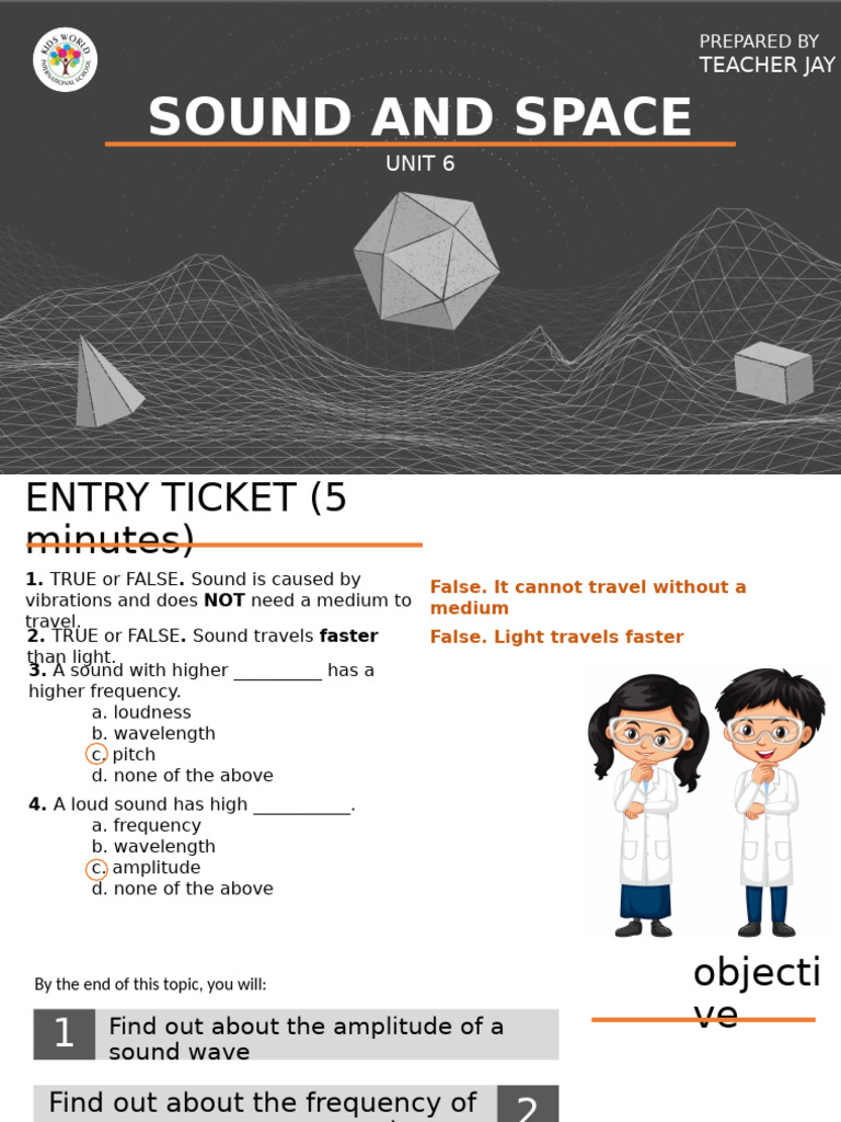 Unit 6 Sound and Space | PDF | Sound | Amplitude