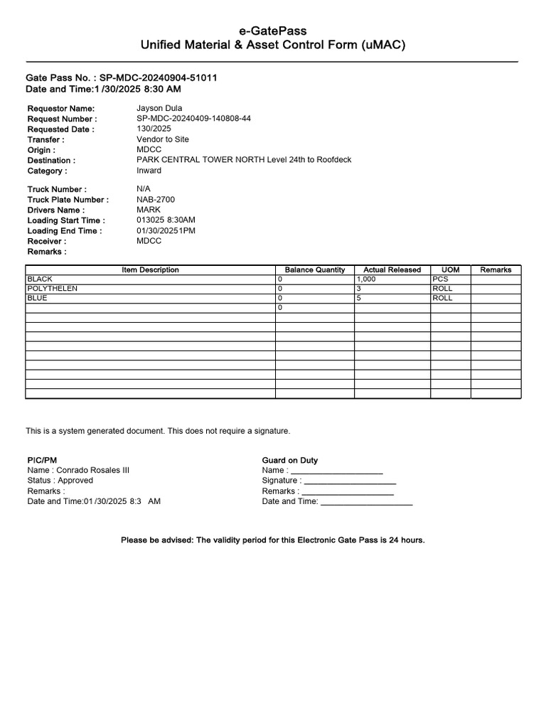 Black Screw Umac | PDF