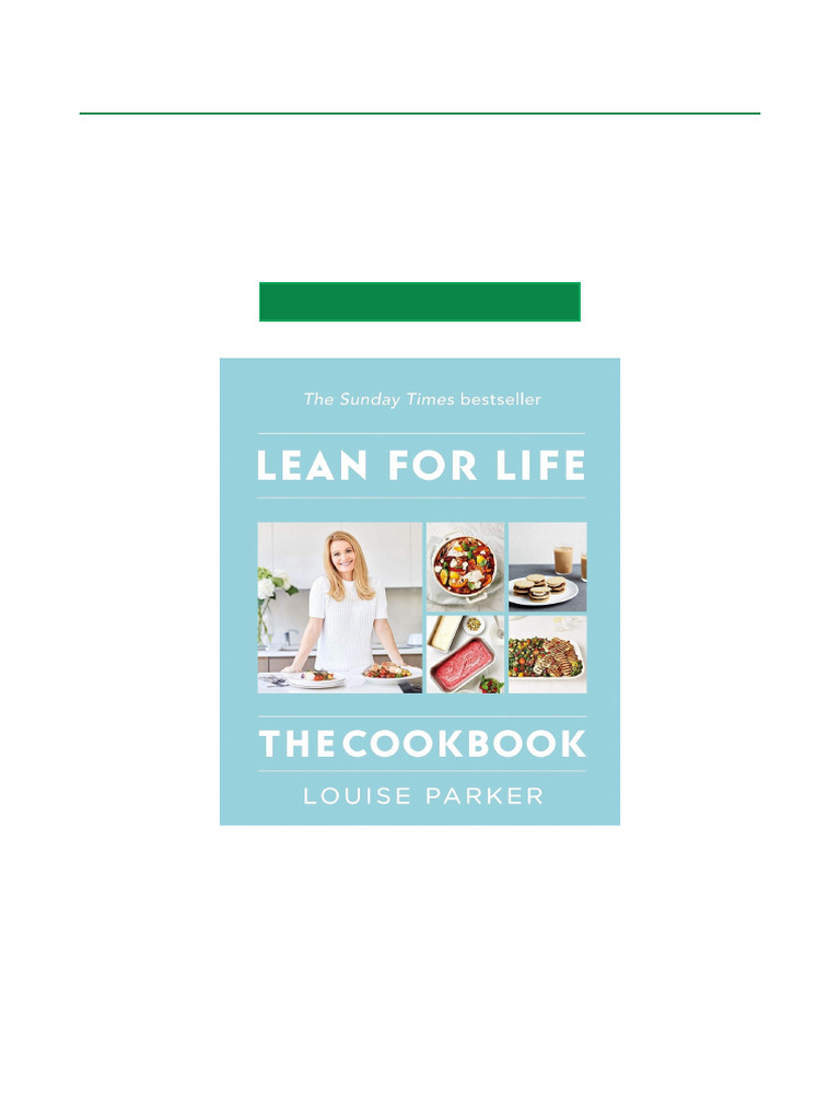 Most Loved The Louise Parker Method Lean For Life The Cookbook Open ...