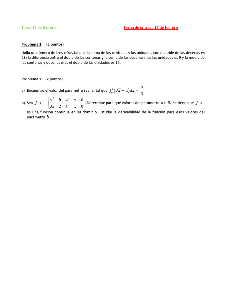 16 Tarea 14 de Febrero | PDF