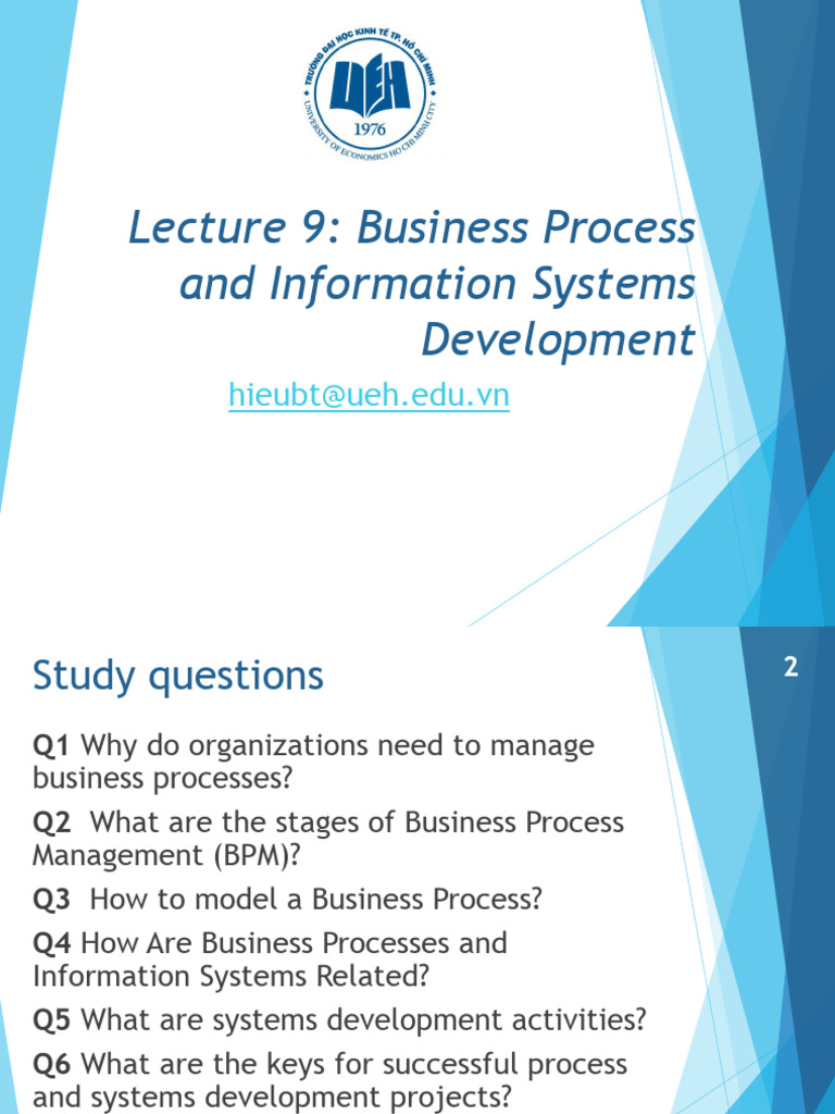 9 - Information Systems Development | PDF | Business Process Management | Business