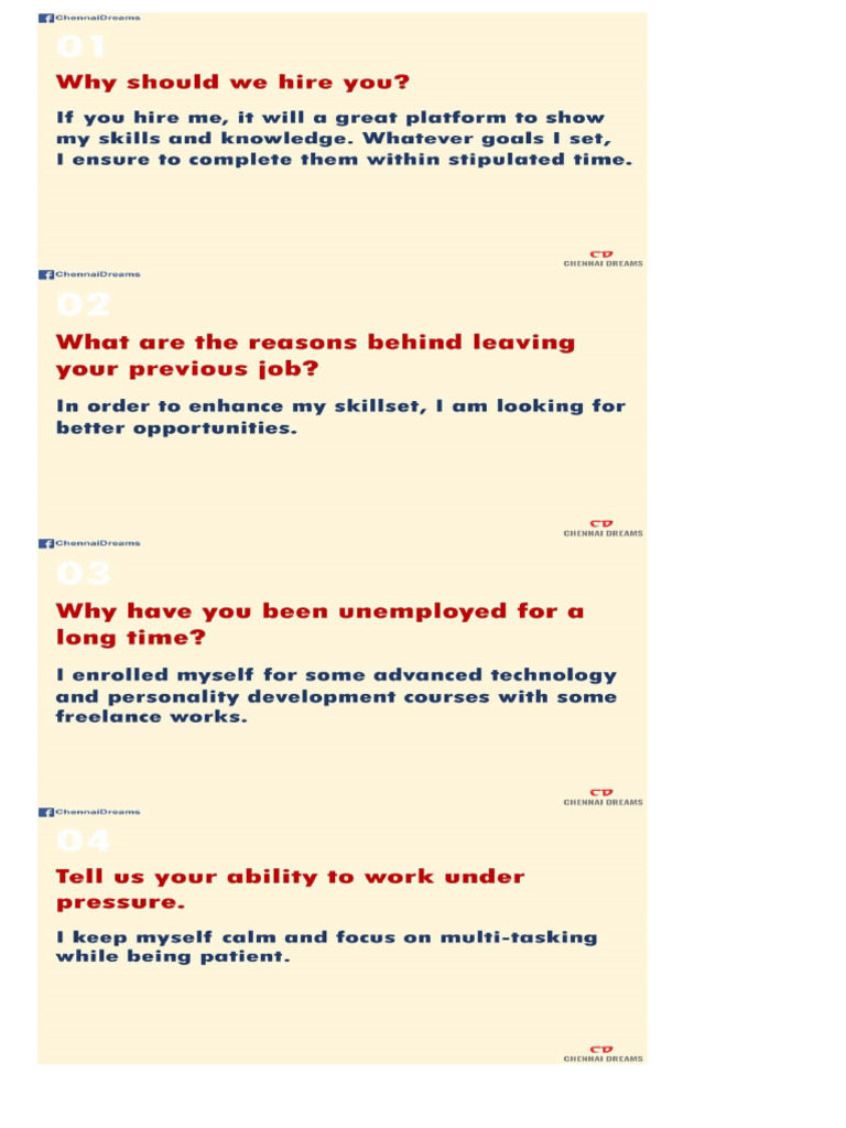 INterview Hints | PDF