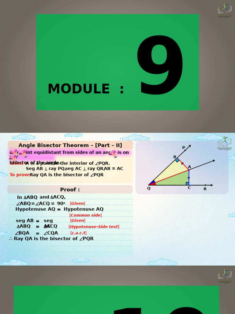Triangles Lecture 3 | PDF | Classical Geometry | Elementary Mathematics