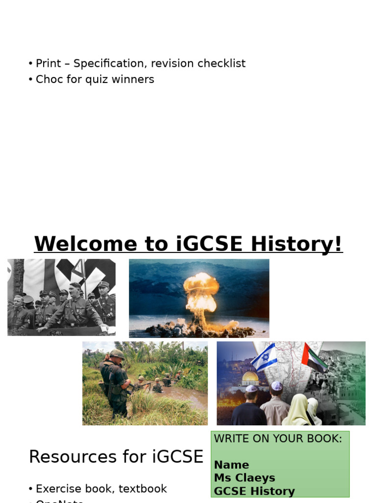 2024 Year 10 First 2 Lessons | PDF | Weimar Republic | Adolf Hitler