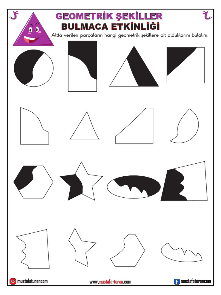 Geometrik Sekiller Kavram Etkinlikleri 18 | PDF