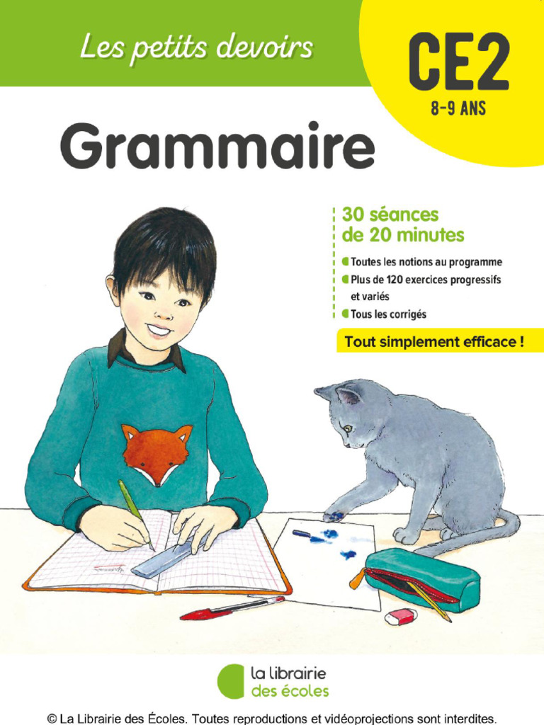 Les Petits Devoirs Grammaire CE2 | PDF