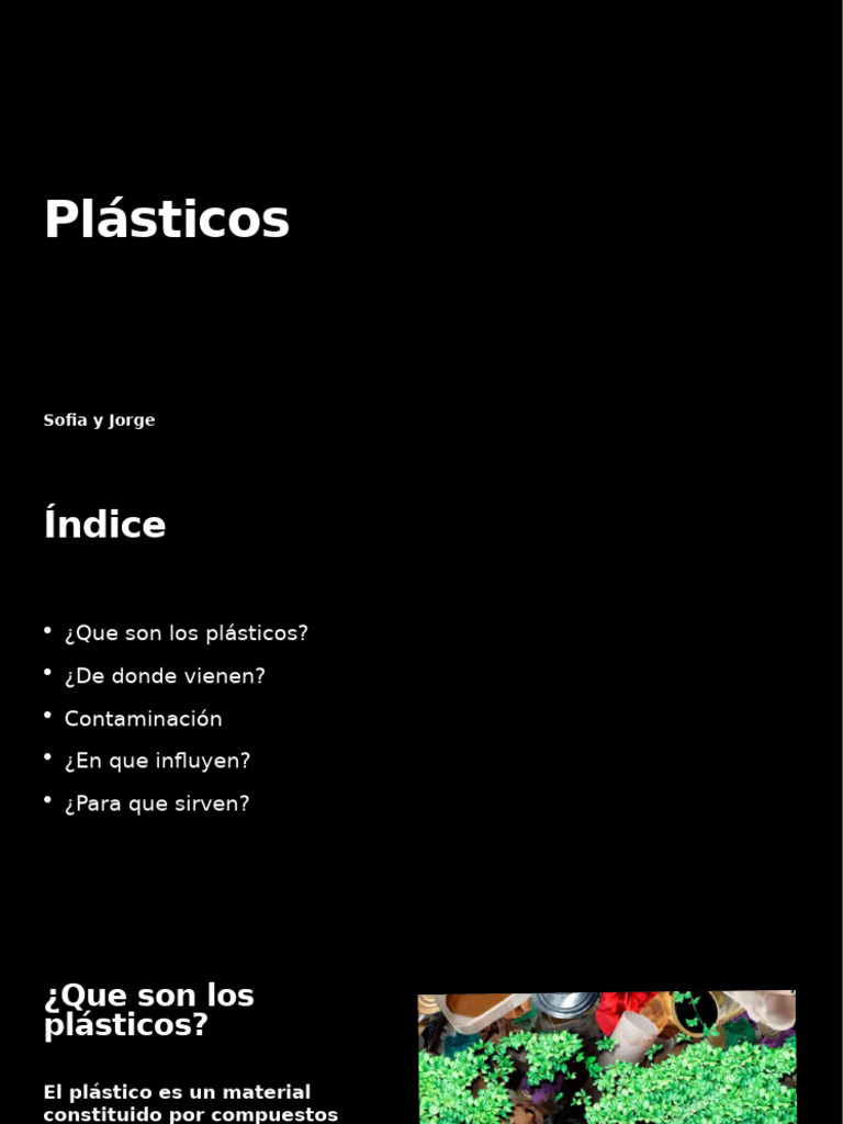 Plásticos | PDF