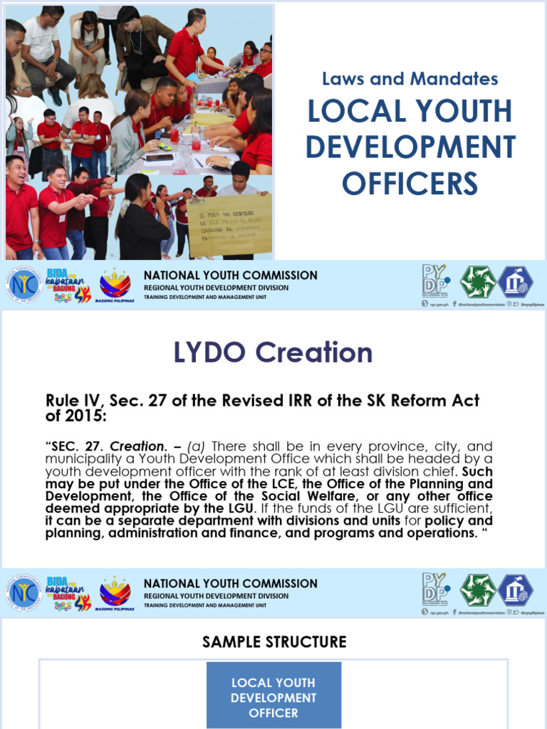 MODULE 1 - LYDO Laws and Mandates - 66b1bac1b3124 | PDF | Youth | Youth ...