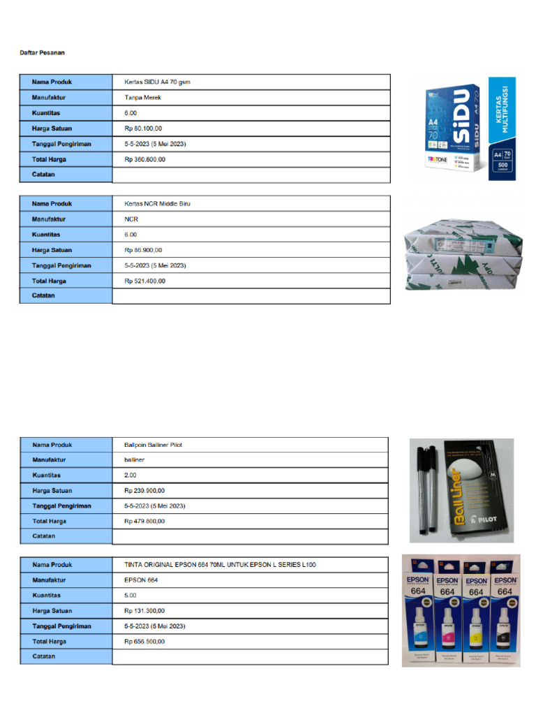 Etalase Foto Atk | PDF