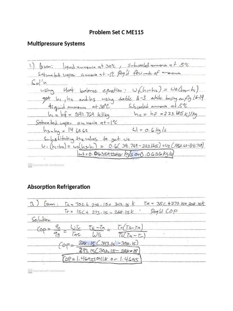 ME115 PROBSET C | PDF ME115 PROBSET C | PDF