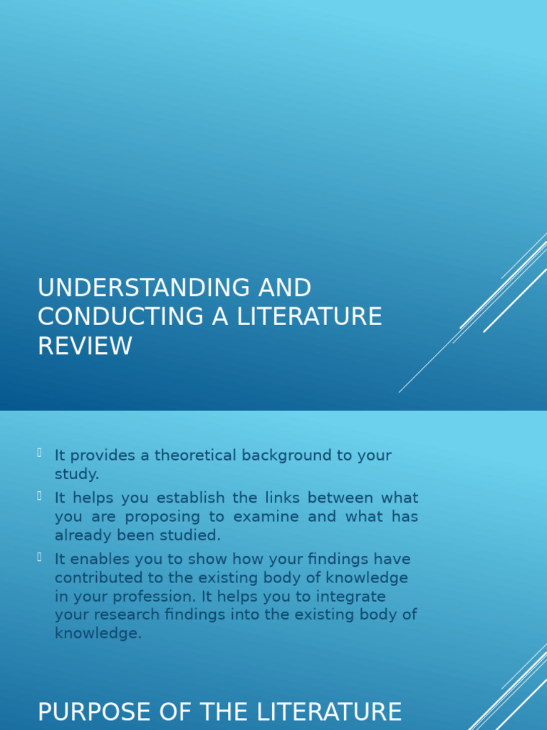 Literature_Review_Presentation (1) | PDF
