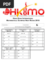 HKIMO Heat Round 2019 Mocks All Answers PDF | PDF | Combinatorics ...