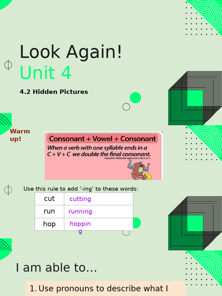 ESL - Unit 4 - Week 12 - Lesson 5 - 6 | PDF