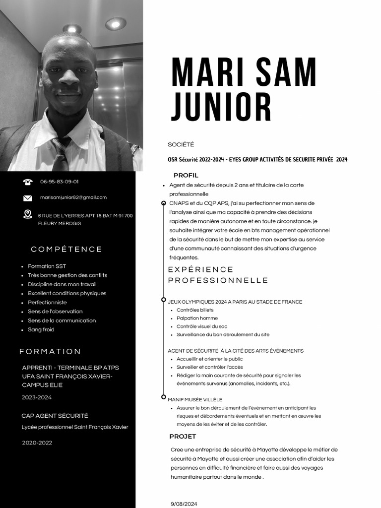 CV de Mari Sam Junior | PDF