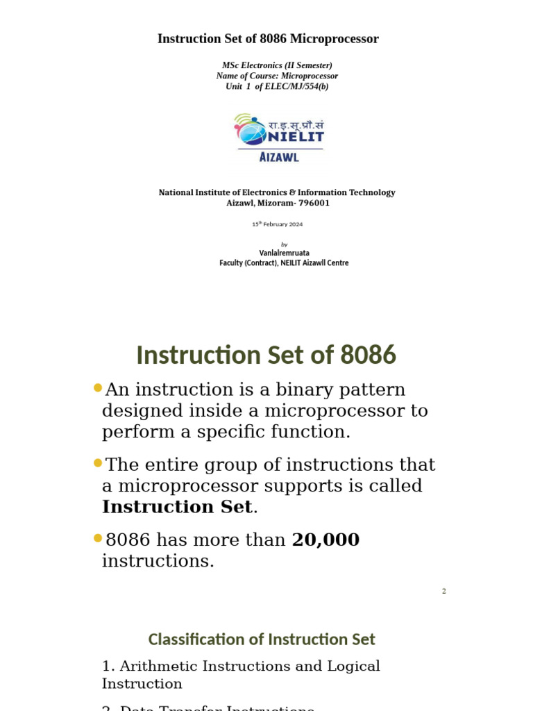 4 Instruction Set 8086 Up | PDF | Binary Coded Decimal | Computer ... 4 Instruction Set 8086 Up | PDF | Binary Coded Decimal | Computer ...