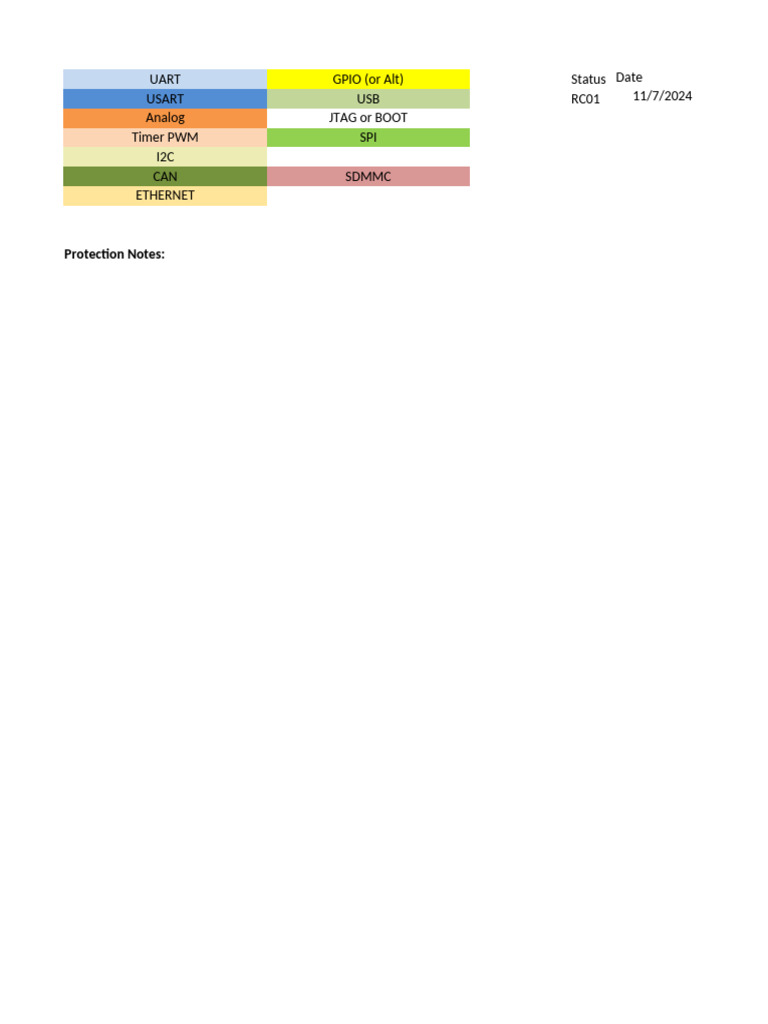 FMUv6X RT Pin Comparison | PDF | Computer Science | Telecommunications