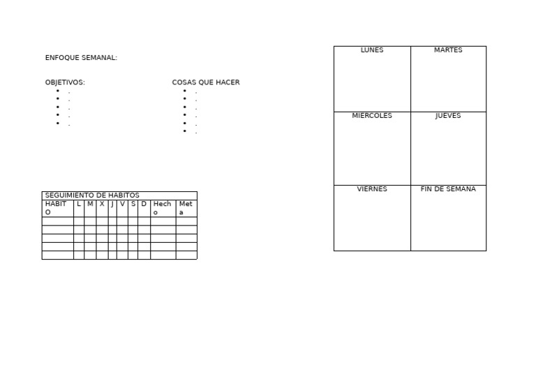Seguimiento de Hábitos | PDF
