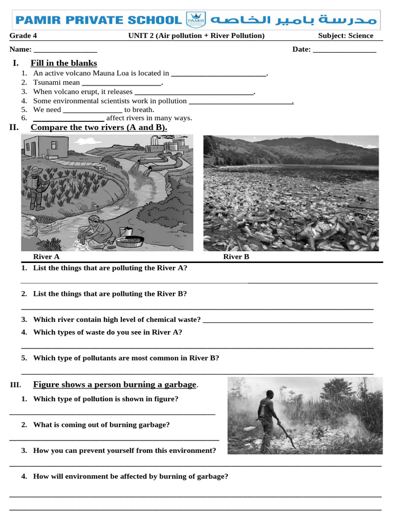 Grade 4 Unit 2 Worksheet | PDF