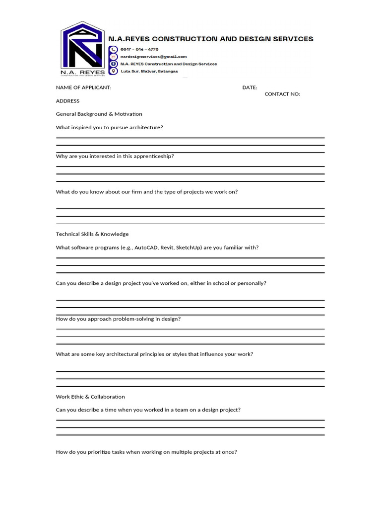 Architect Written Exam | PDF