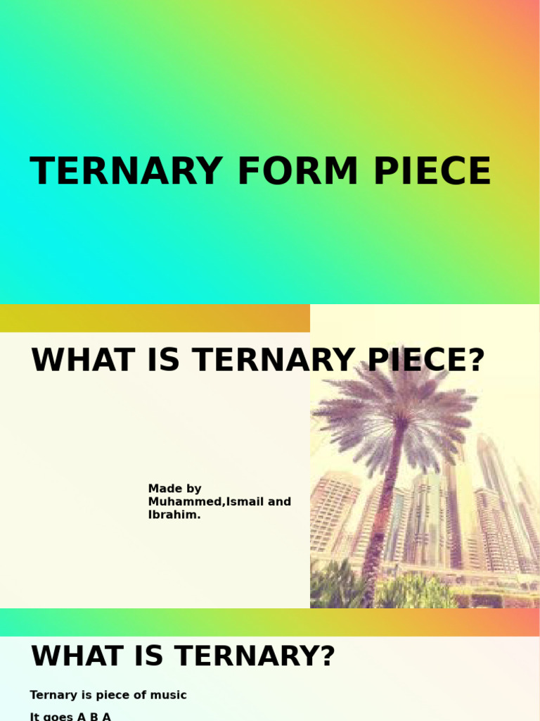 Understanding Ternary Music Form | PDF