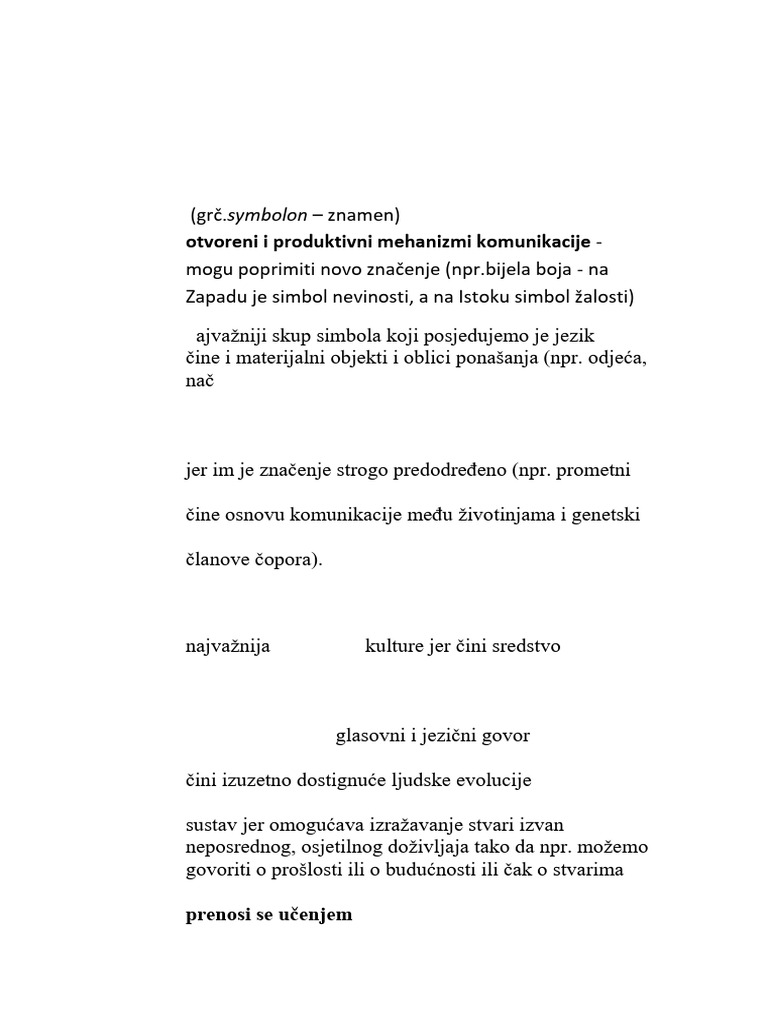 Sastavnice Kulture | PDF