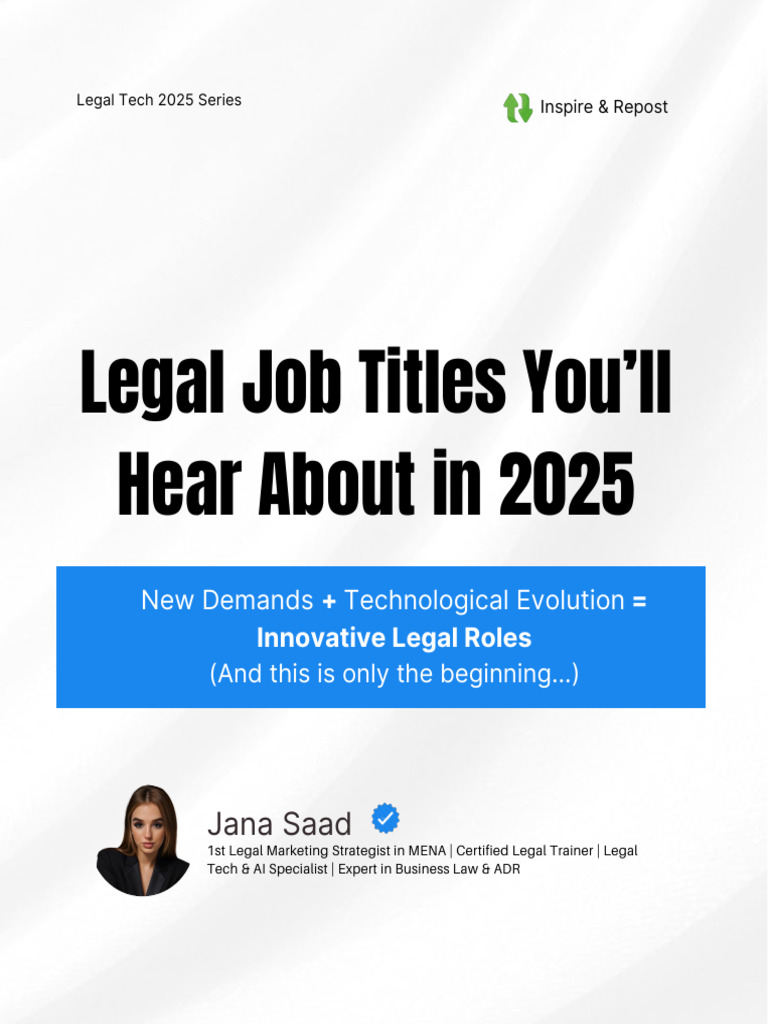 Legal Job Titles You LL Hear About in 2025 1742451025 | PDF ...