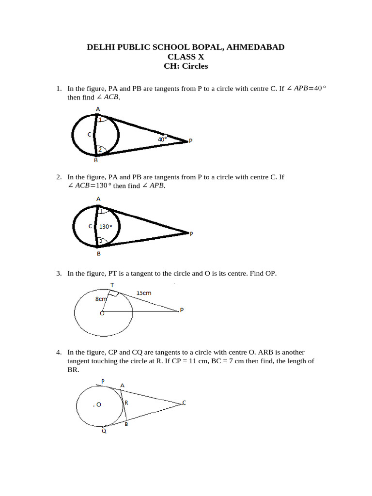 Chap 10 Circle | PDF