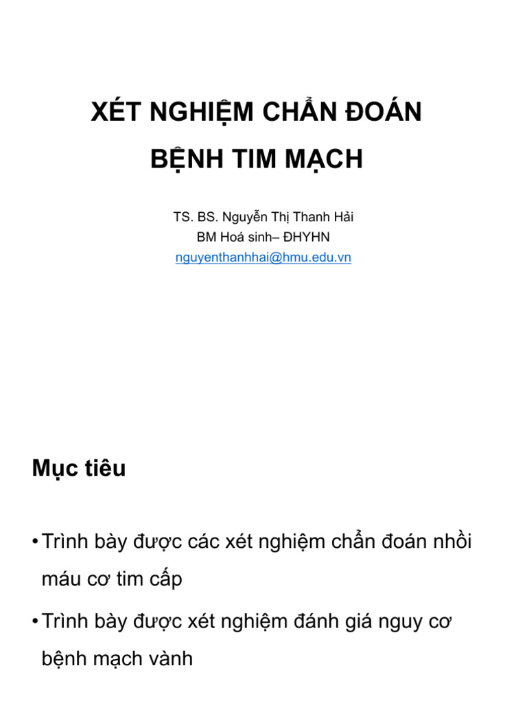 XN bệnh tim mạch NTH | PDF