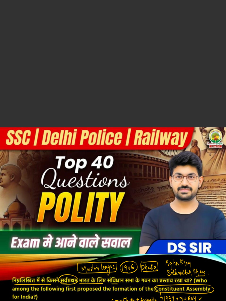 Polity Questions | PDF