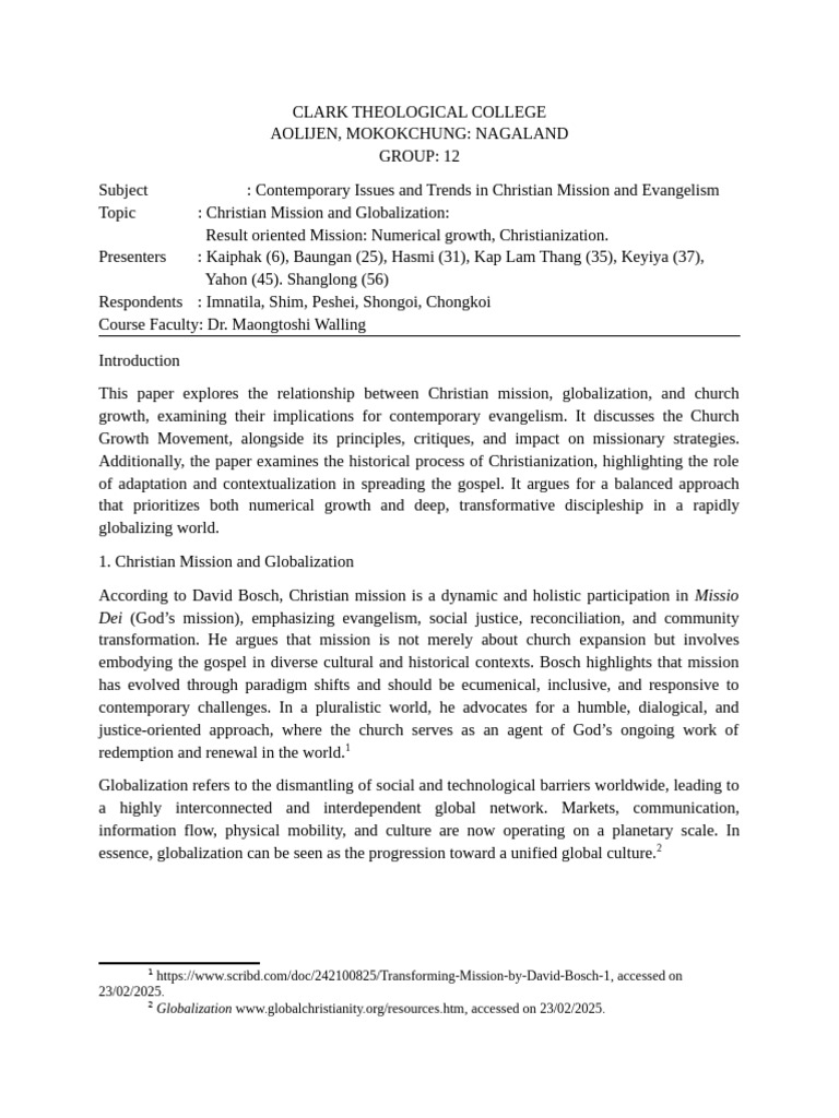 CITCME G12_052429 | PDF | Christian Mission | Religious Conversion