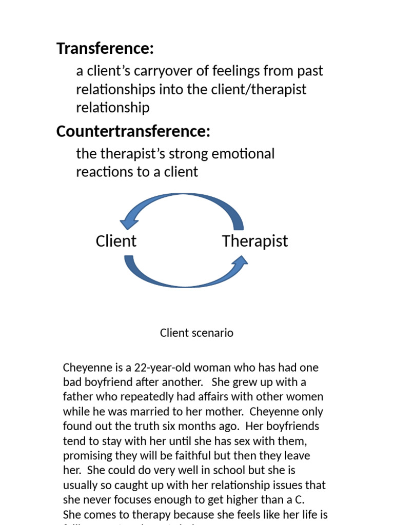 Transference Countertransference | PDF | Psychotherapy | Anger