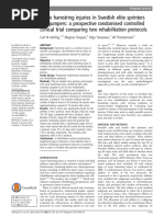 Askling Protocol | PDF | Physical Therapy | Knee