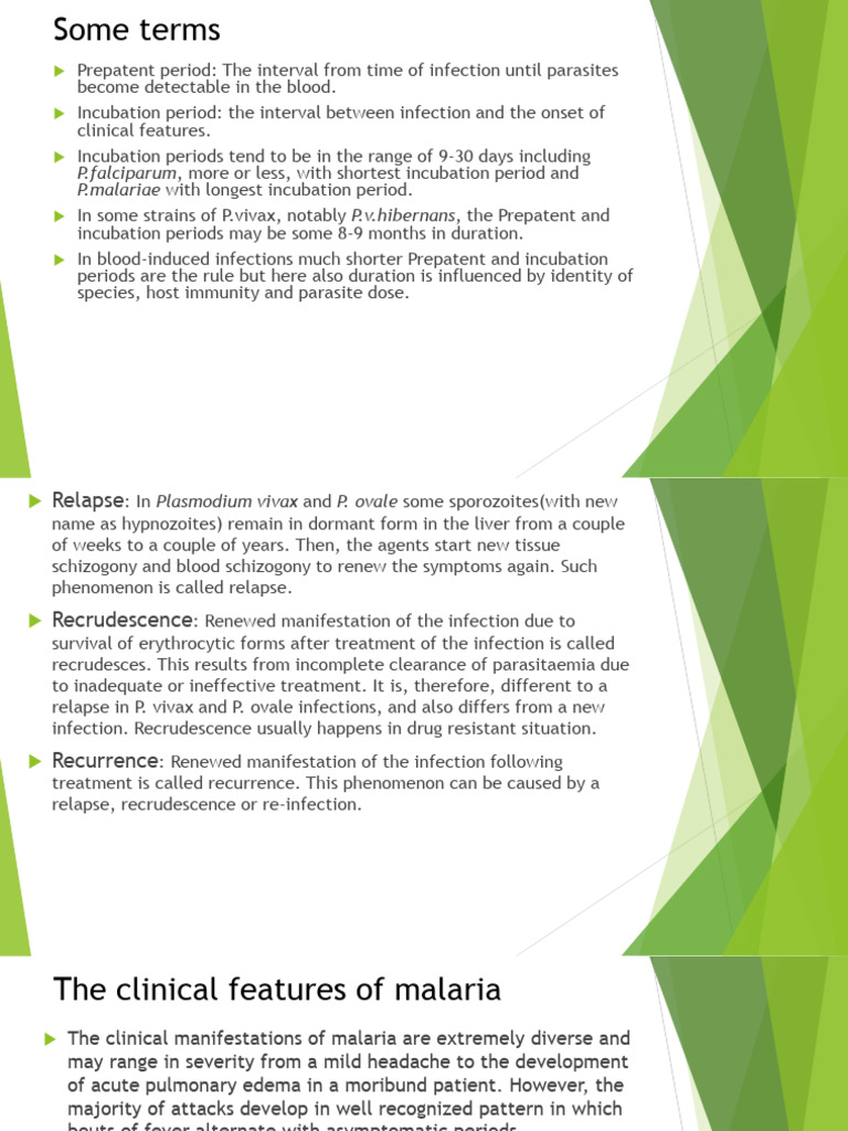Clinical Features of Malaria | PDF | Malaria | Clinical Medicine